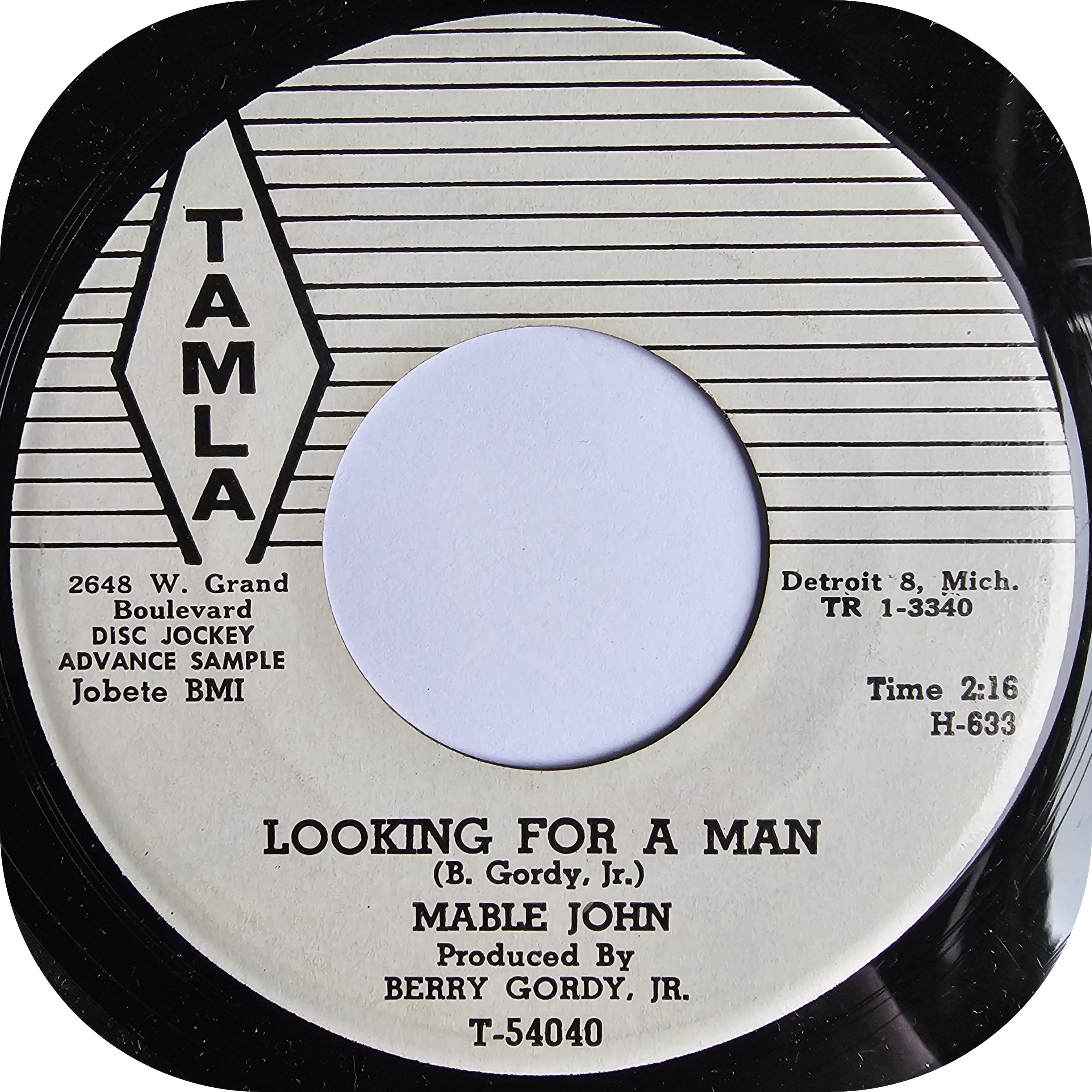 Mable John - Looking For A Man - Tamla DEMO – HM Records